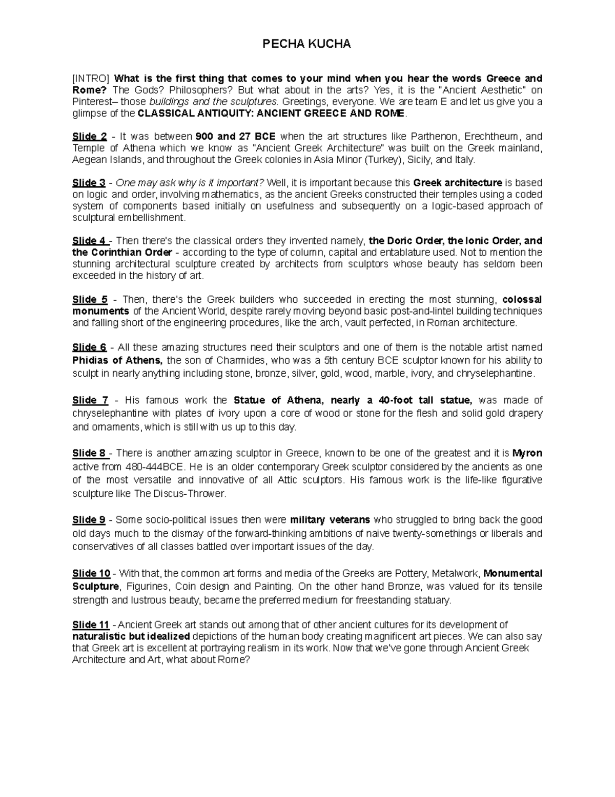 Pecha- Kucha- Script - none - PECHA KUCHA [INTRO] What is the first ...