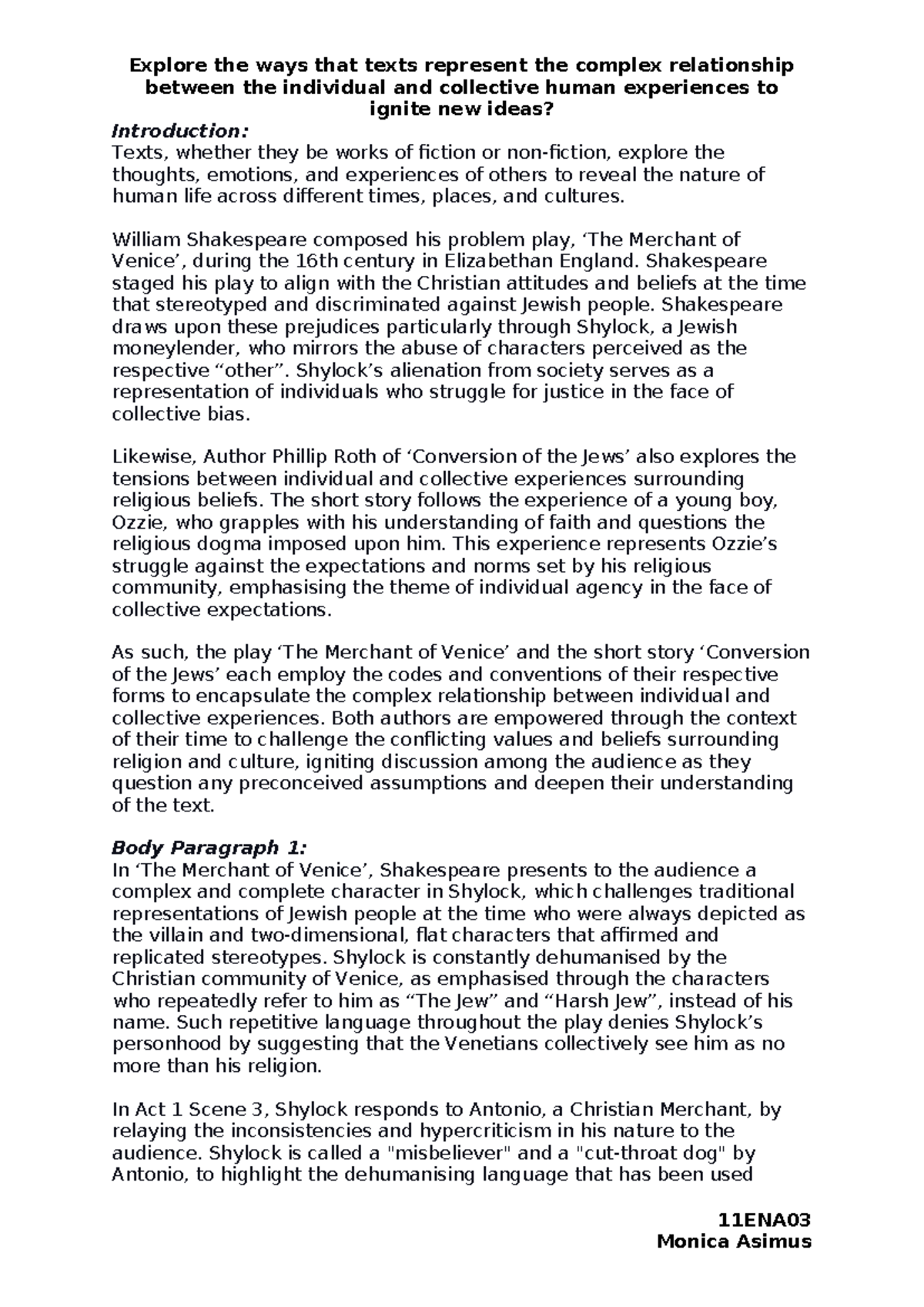 Transcript for Multimodal Presentation - Explore the ways that texts ...