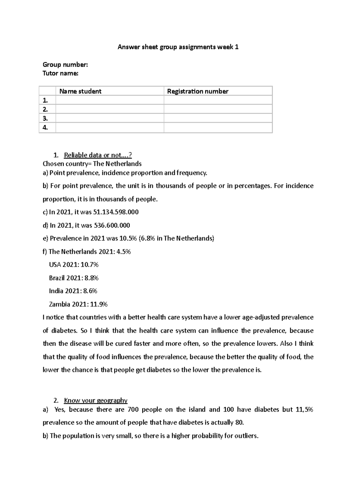 Answer Sheet Group Assignment Week 1 2 3 4 Reliable Data Or Not