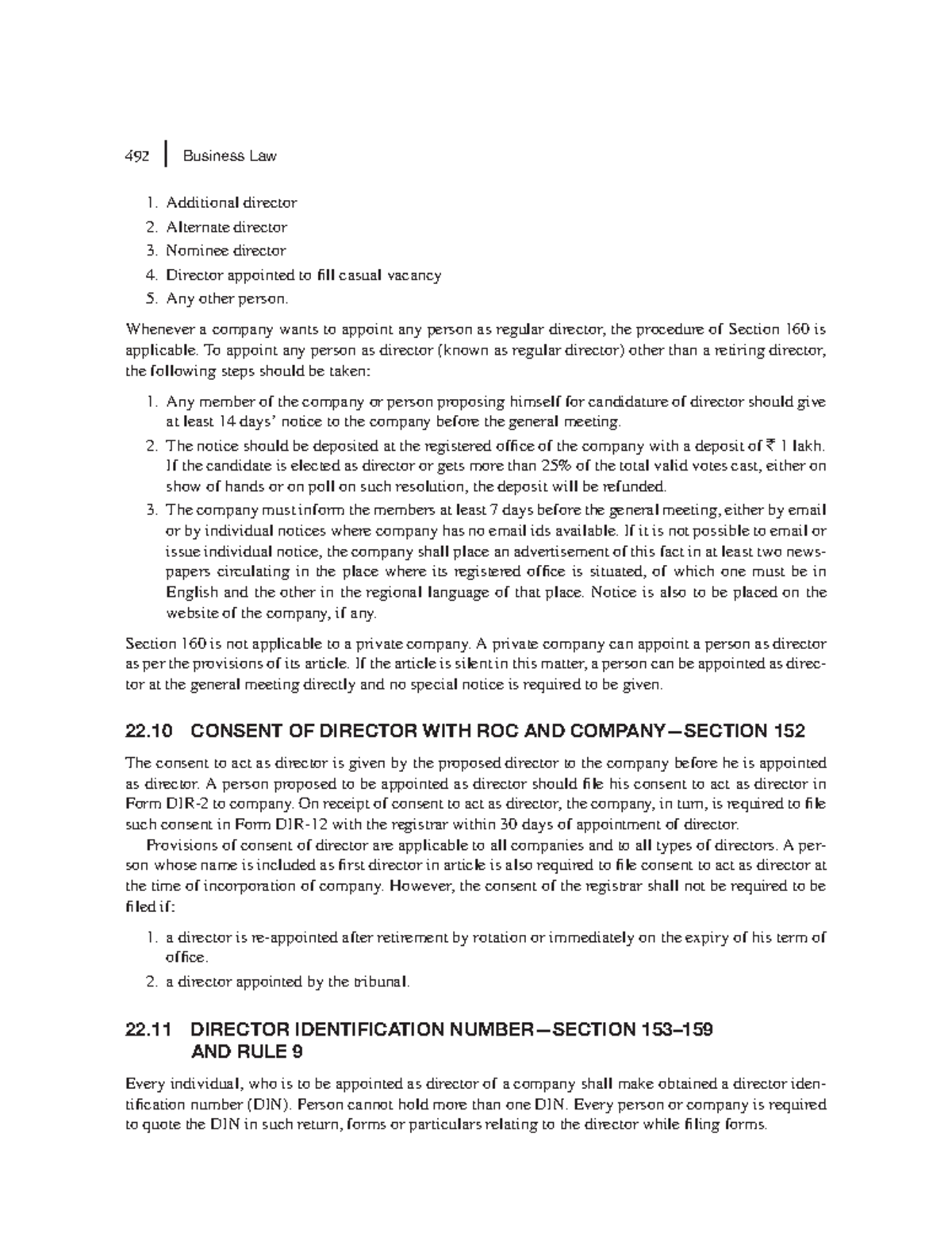 Zlib - 492 Business Law Additional director Alternate director Nominee ...