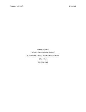 MAT 133 Milestone Two Guidelines and Rubric-Analysis - MAT 133 ...