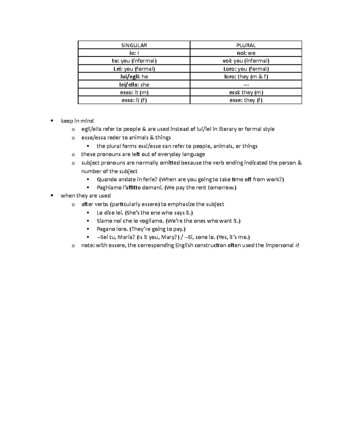 subject-pronouns-singular-io-i-tu-you-informal-lei-you-formal