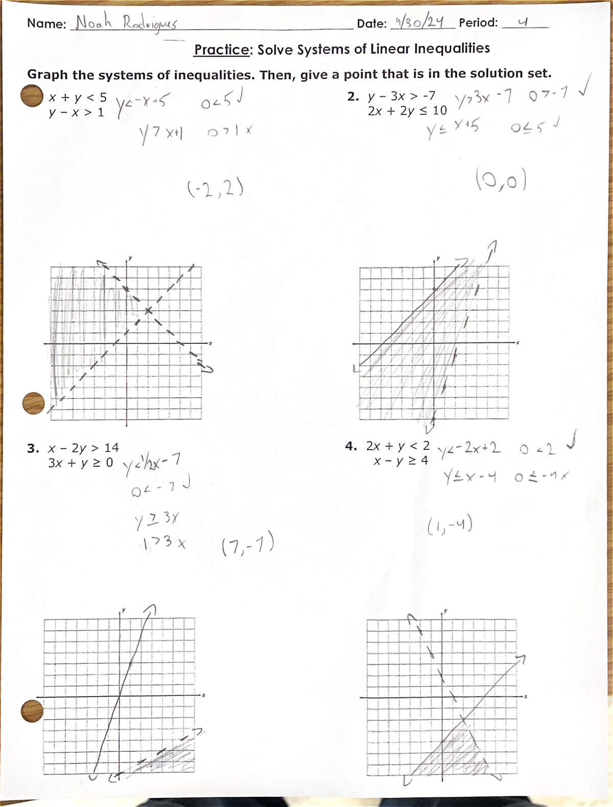 Hon Alg II - Homework/Classwork from The first unit in the course ...