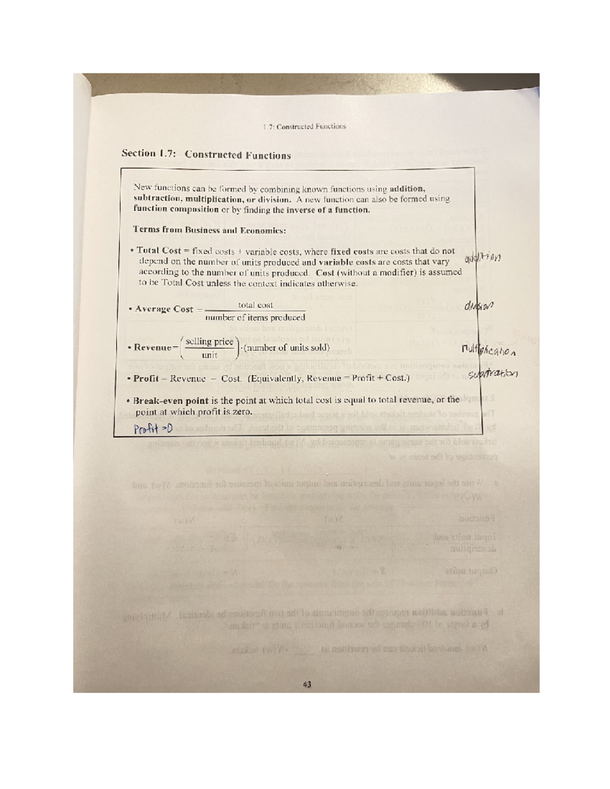 1.7 lecture check - notes discussed in class - MATH1020 - Studocu