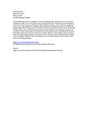 Case Study #4 - hw for case - BUS 326 Consumer Behavior Case Study ...