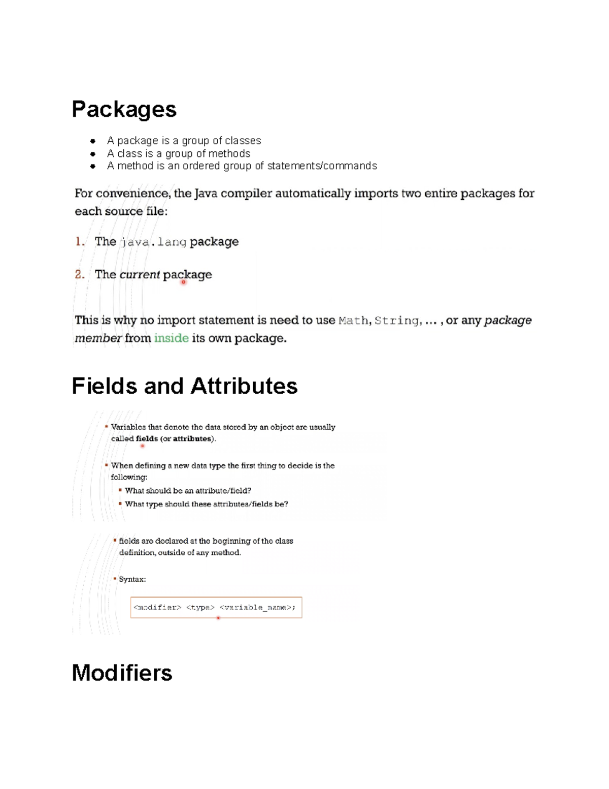 Packages - dr. jain - Packages A package is a group of classes A class ...