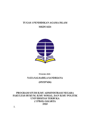 Buat uplaod - Template - Cover letter template - TUGAS 1 UNIVERSITAS ...