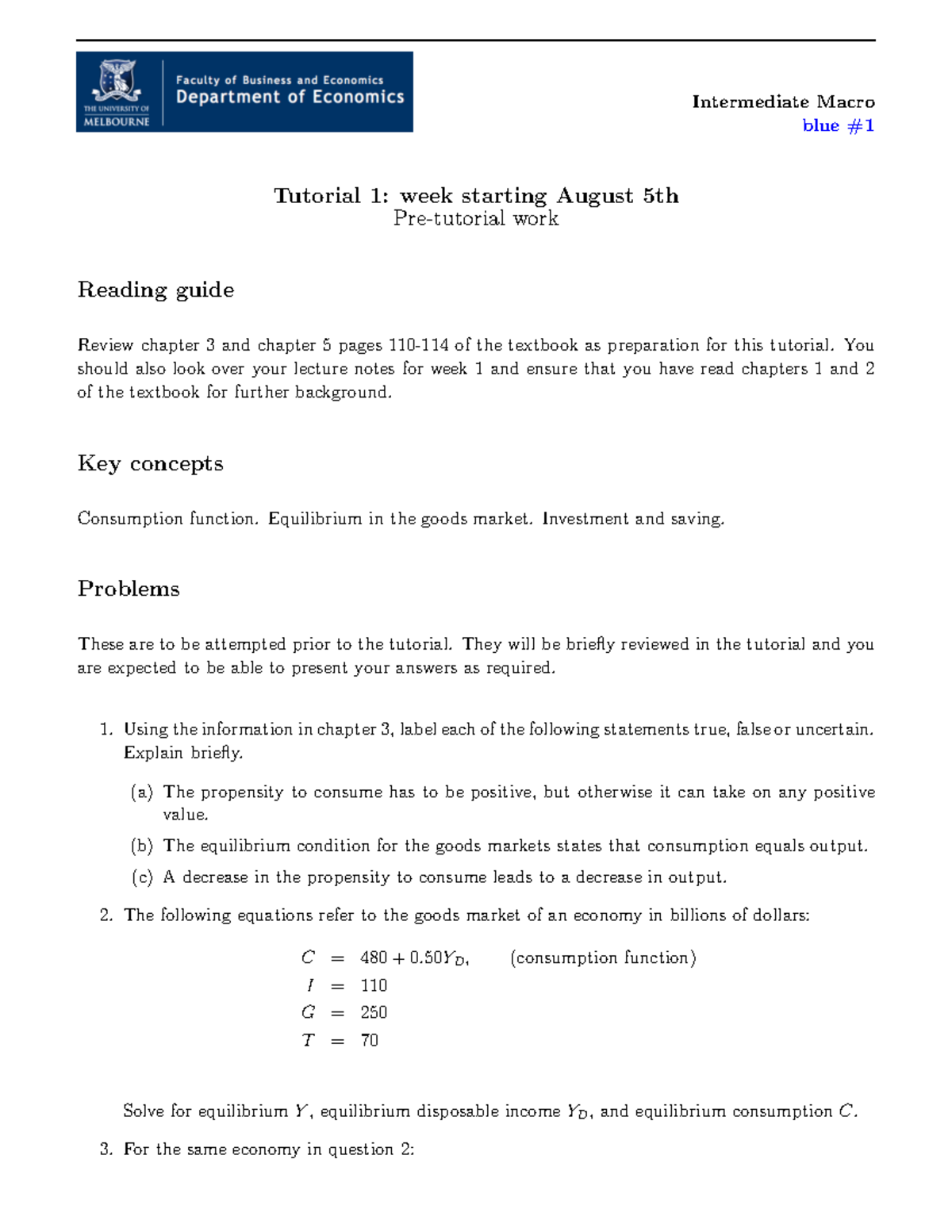 Blue1 - Pre tute work - Intermediate Macro blue Tutorial 1: week starting August 5th work ...