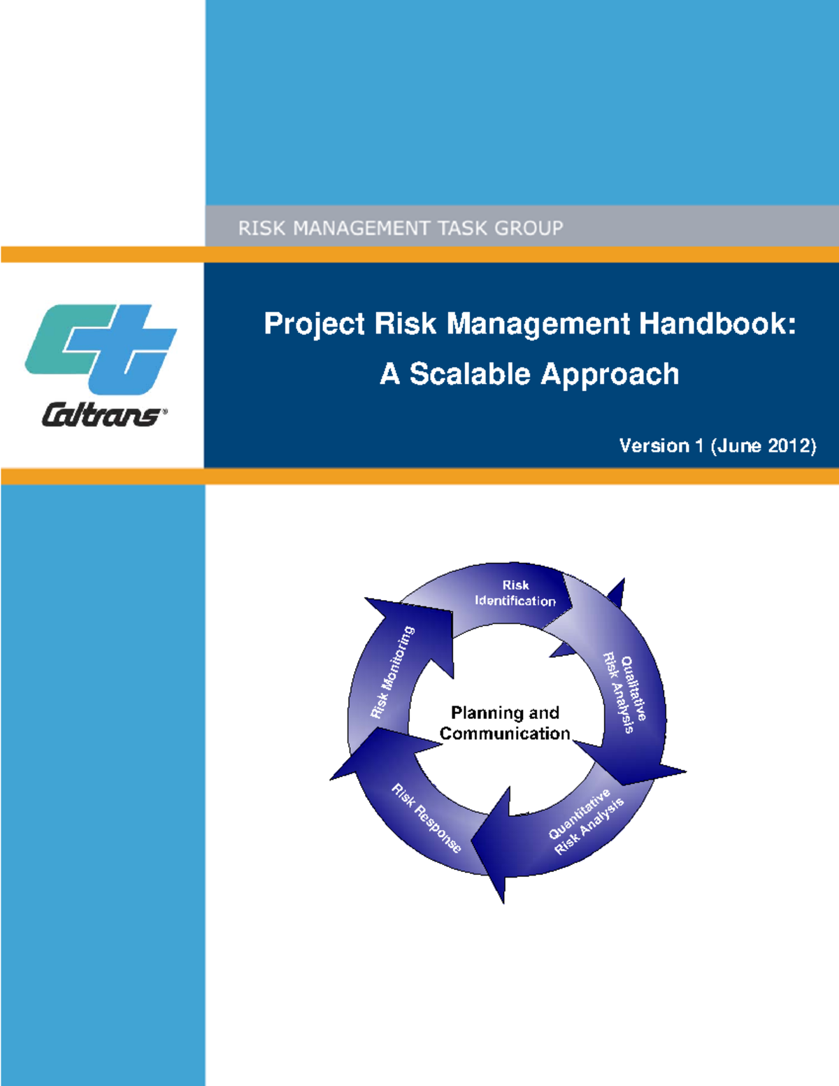D 3) Risk Management Caltrans PRM Handbook - Project Risk Management ...