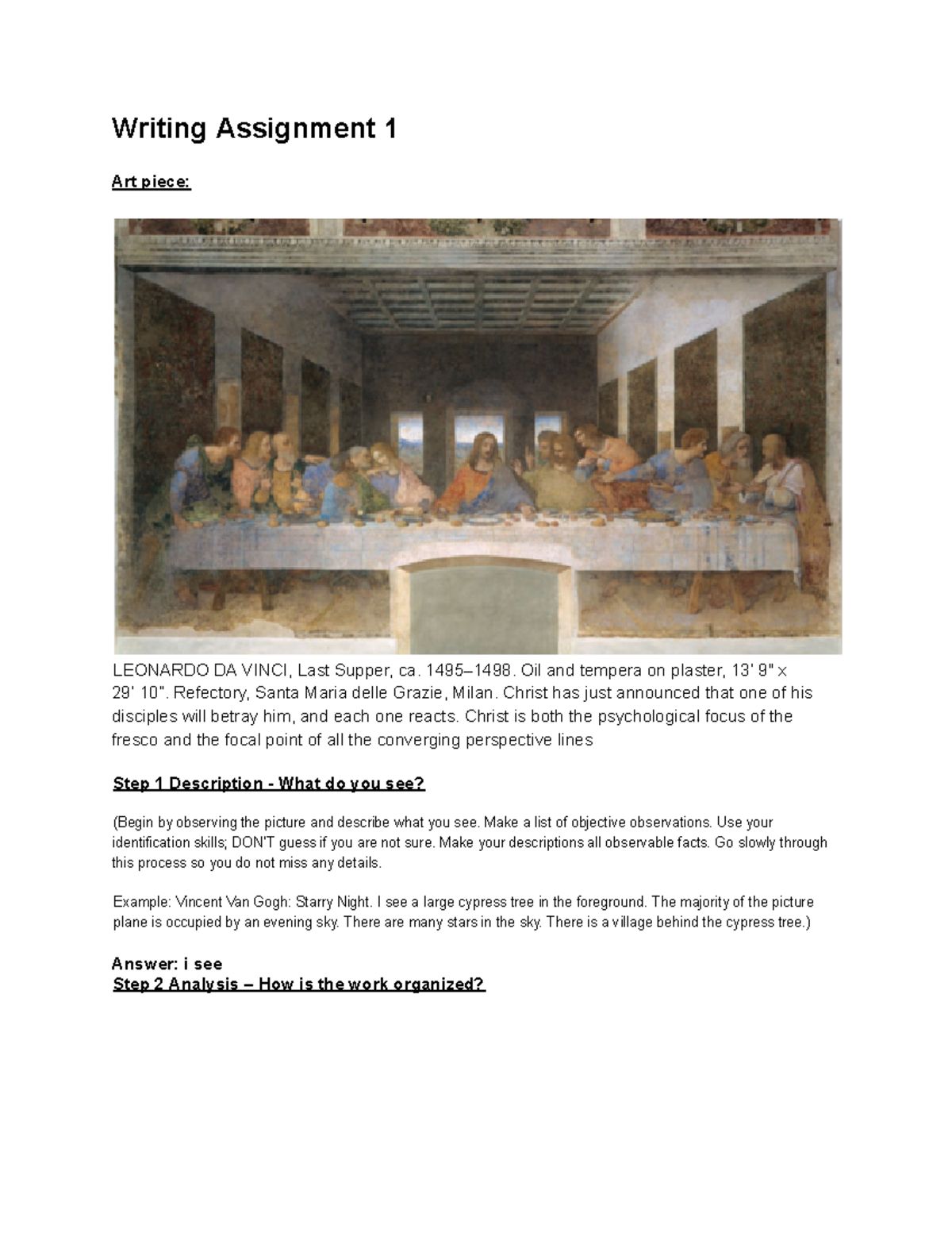 Samantha Bresil - Sikorski Writing Assignment 1 - Writing Assignment 1 ...