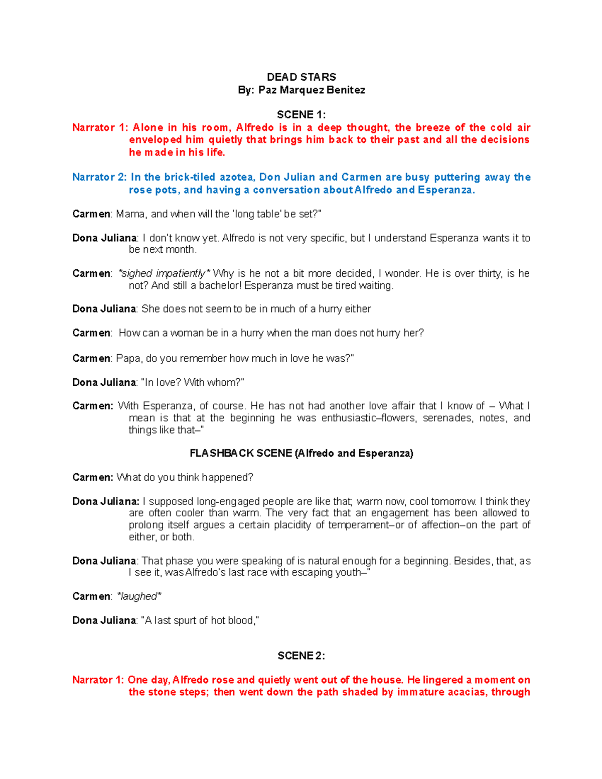 Inbound 5631750443224963668 - DEAD STARS By: Paz Marquez Benitez SCENE ...