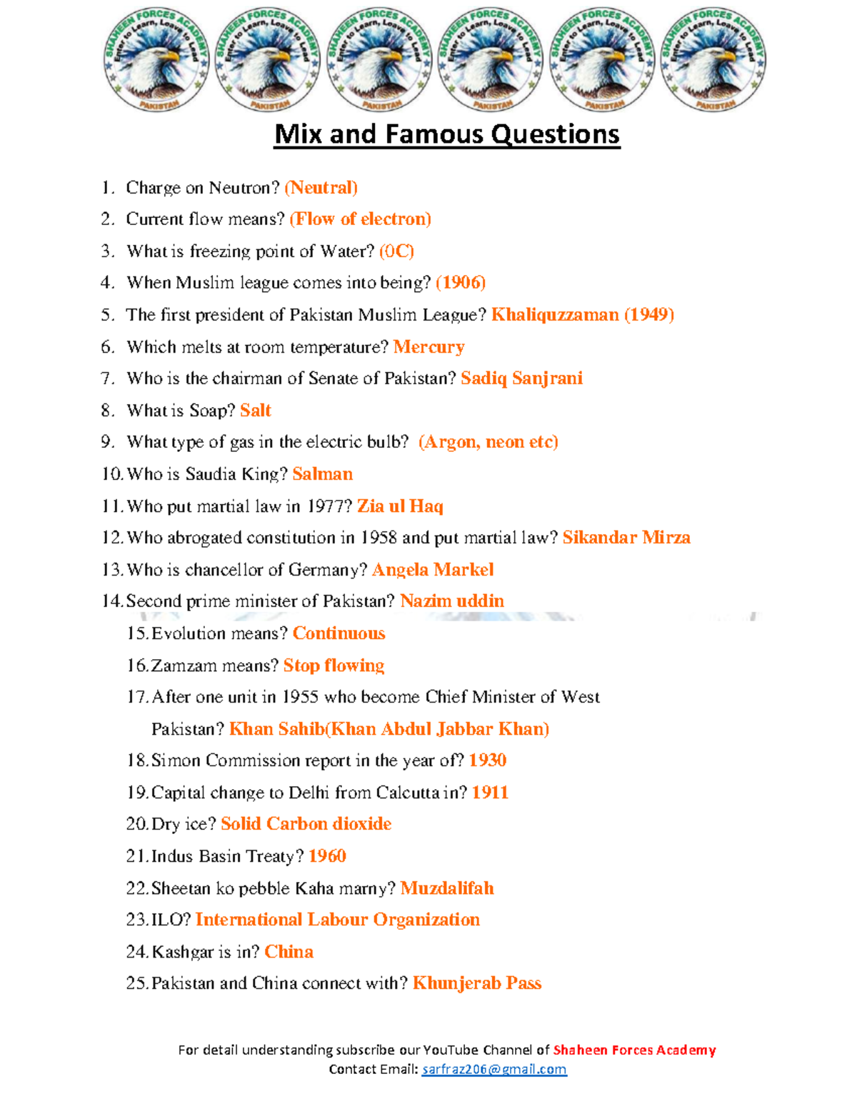 Mix and Famous Questions converted compressed - For detail ...
