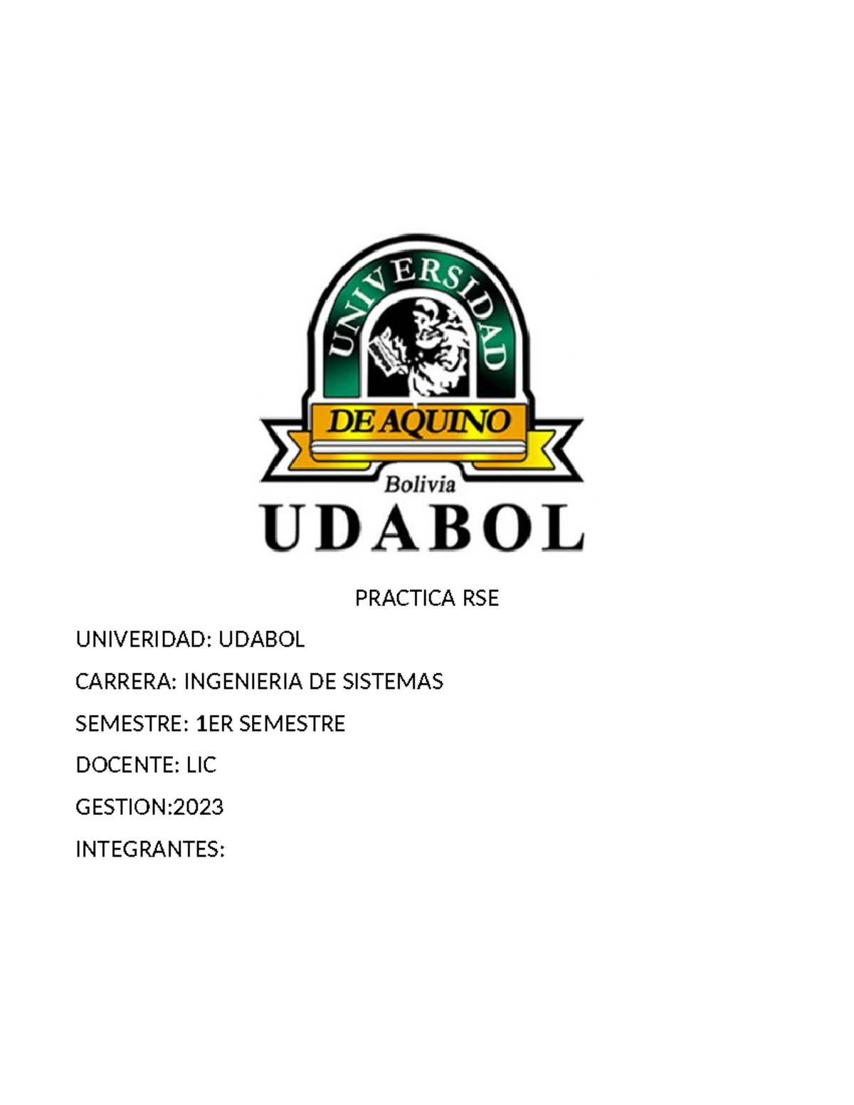 Udabol - Resumen Responsabilidad Social - PRACTICA RSE UNIVERIDAD ...
