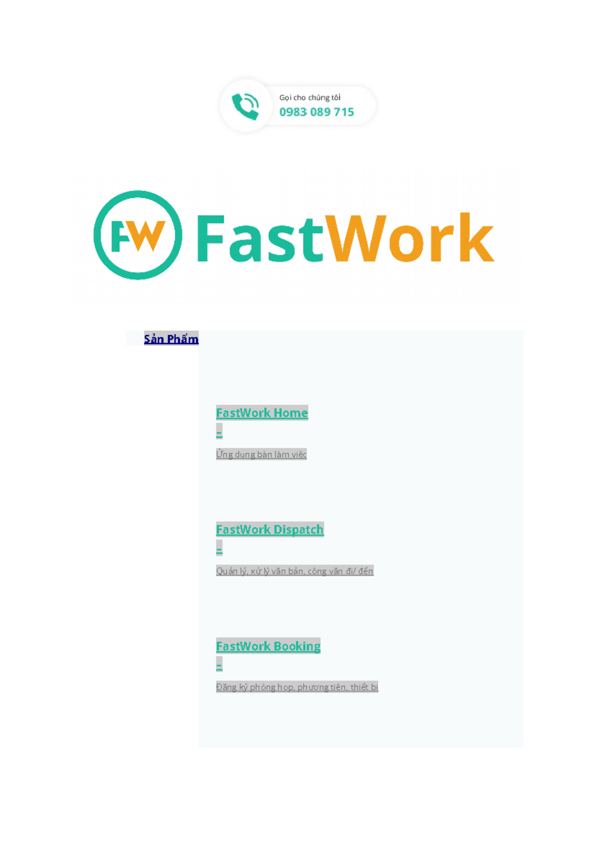 Marketing các bước - ####### Sản Phẩm FastWork Home – Ứng dụng bàn làm việc FastWork - Studocu