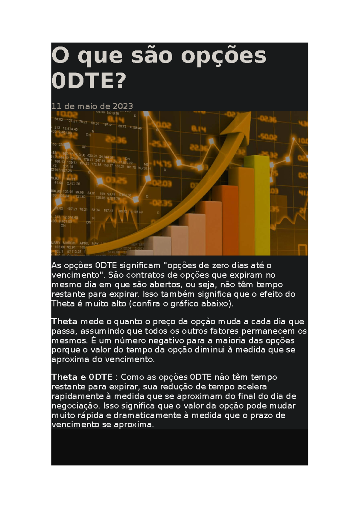 1,1 O que são opções 0DTE - O que são opções 0DTE? 11 de maio de 2023 ...