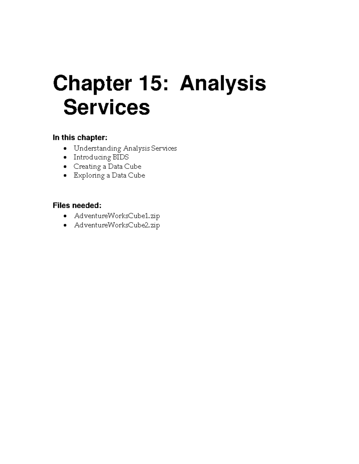 SSAS 2008 tutorial - tài liệu ssas 2008 - Chapter 15: Analysis Services ...
