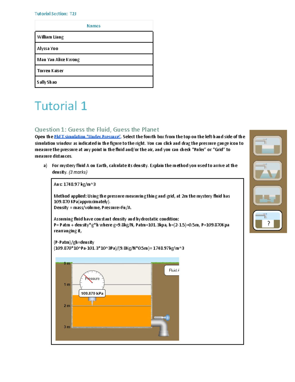 Tutorial 1 - Tutorial Section: T2J Tutorial 1 Question 1: Guess the ...