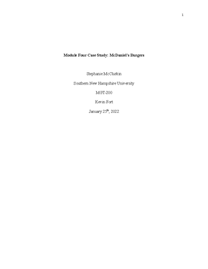 BMGT Project 1 - paper - MGT 200 - SNHU - Studocu