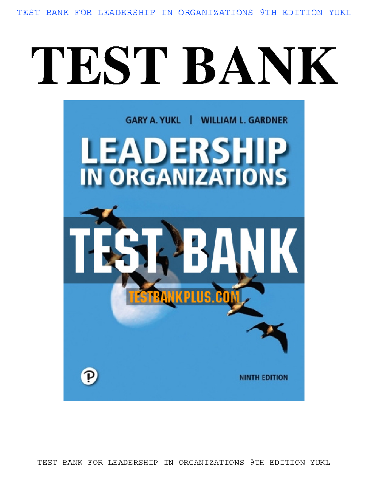 Scribd - ENjoy - TEST BANK TEST BANK FOR LEADERSHIP IN ORGANIZATIONS ...