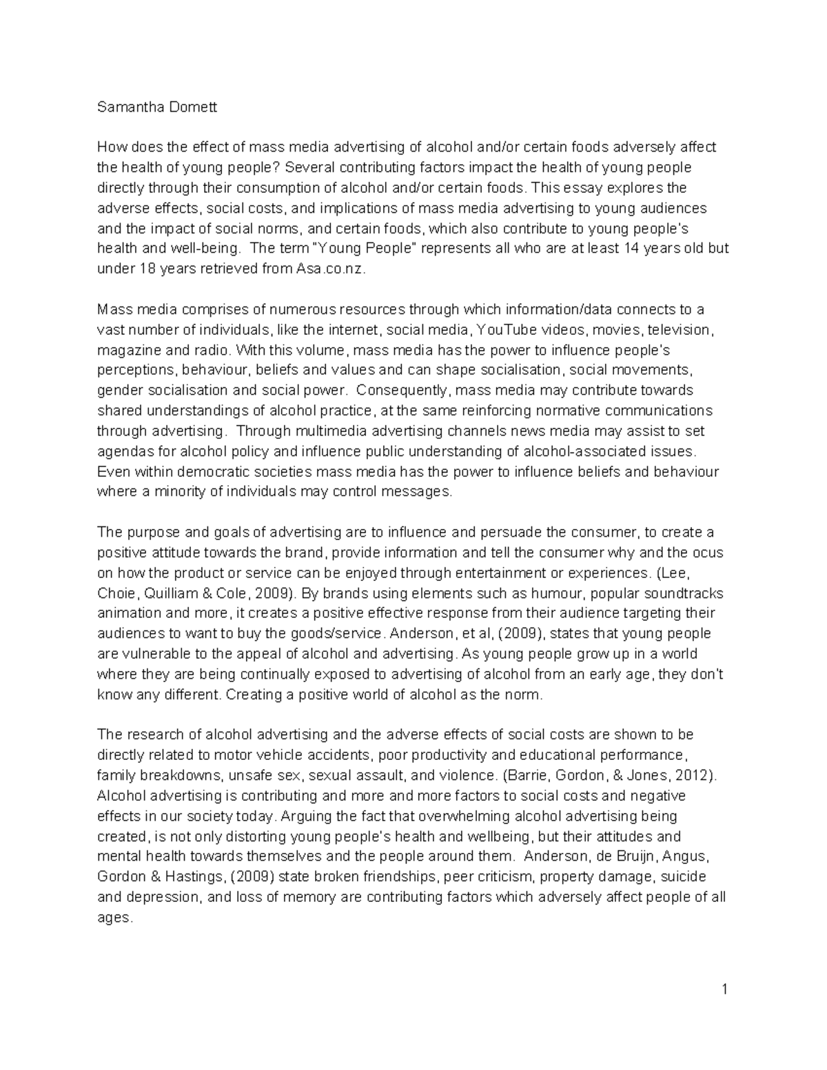 Essay Two Media Comm II Grade B COMM601 AUT StuDocu essay-two-media-comm-ii-grade-b-comm601-aut-studocu