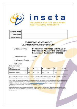Math IEB Formula Sheet - GRADE 12: STANDARDISATION PROJECT: MATHEMATICS ...
