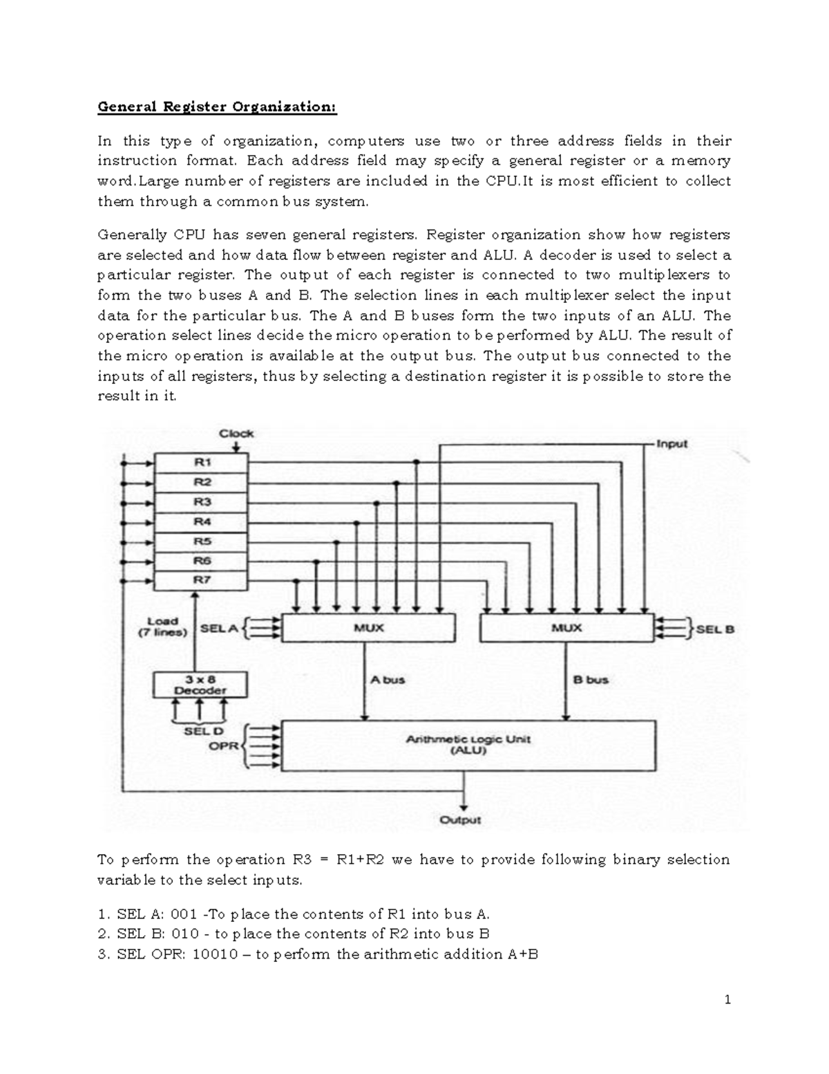 CO- General Register Organiation - 1 General Register Organization: In ...