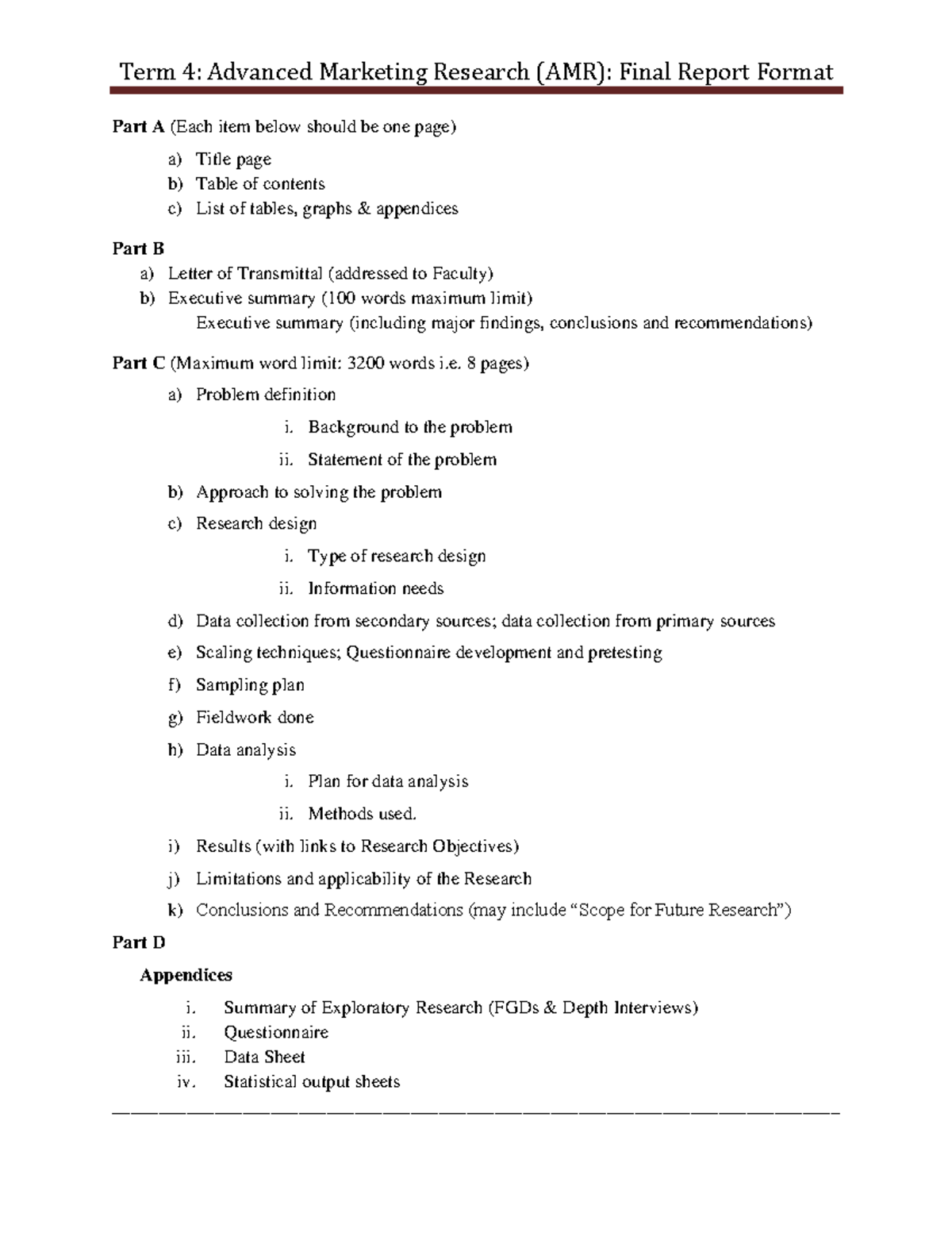 Advanced market research on Noodles and their competitors - Term 4 ...