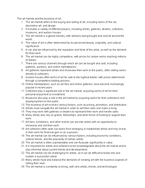 The role of art in society and culture - Art plays a significant role ...