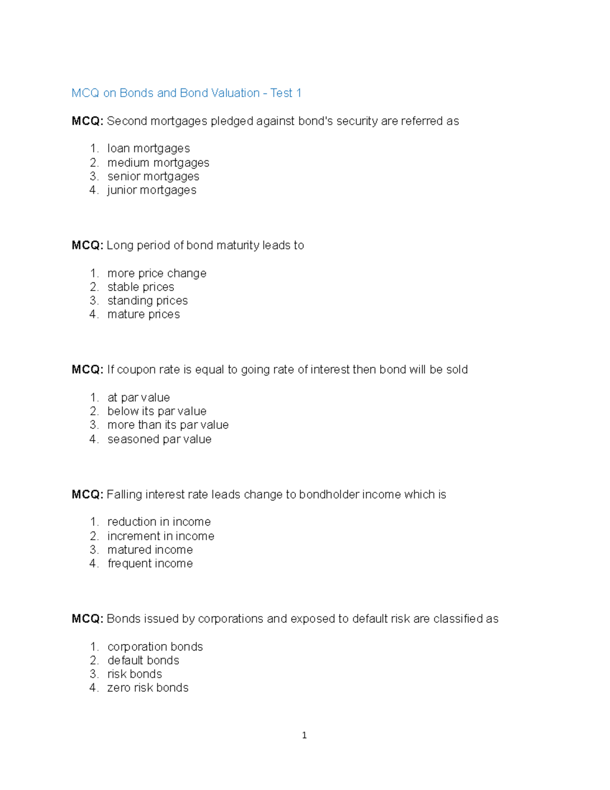 MCQ On Bonds And Bond Valuation Studocu mcq-on-bonds-and-bond-valuation-studocu