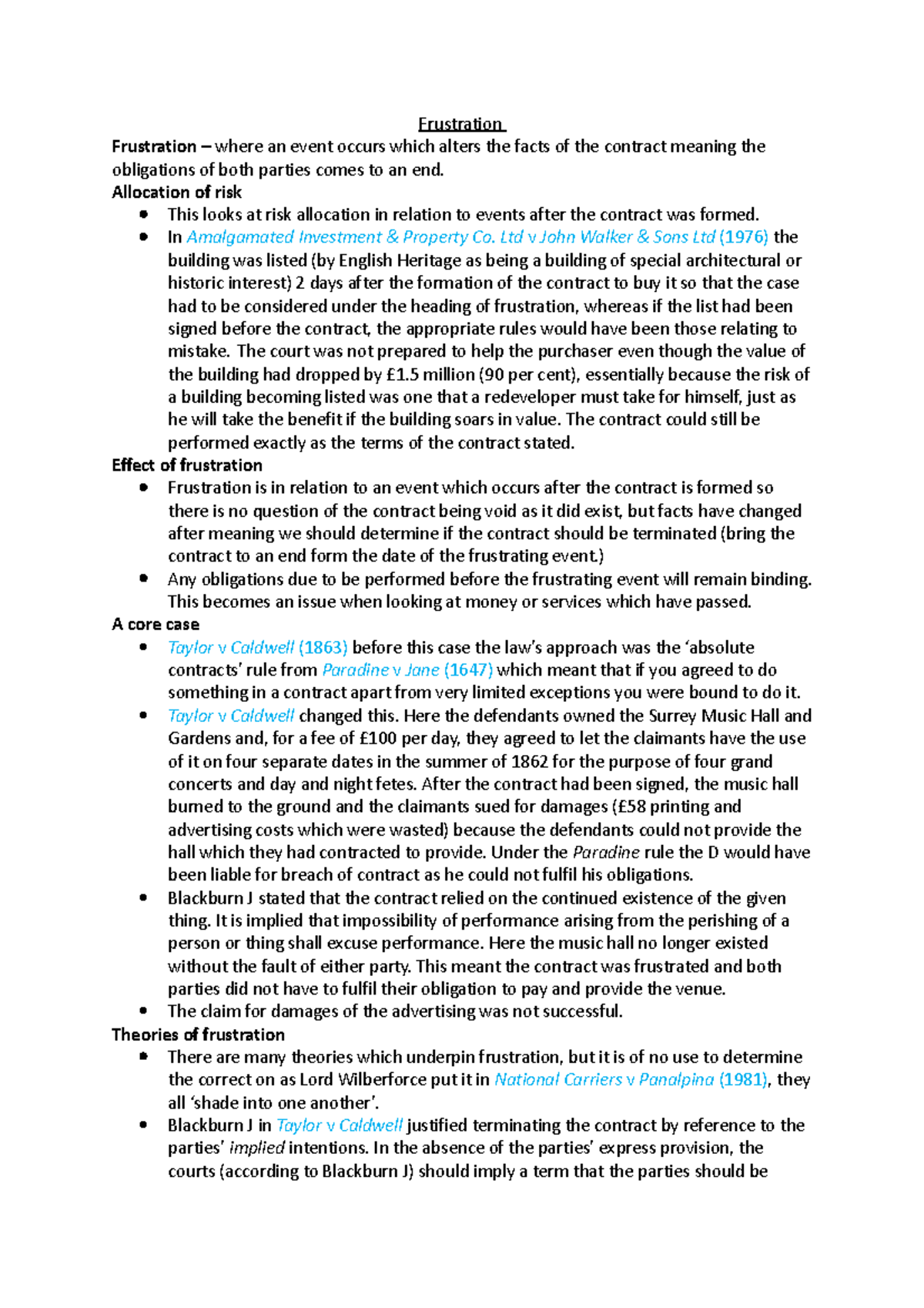 Frustration - Frustration Frustration – where an event occurs which ...