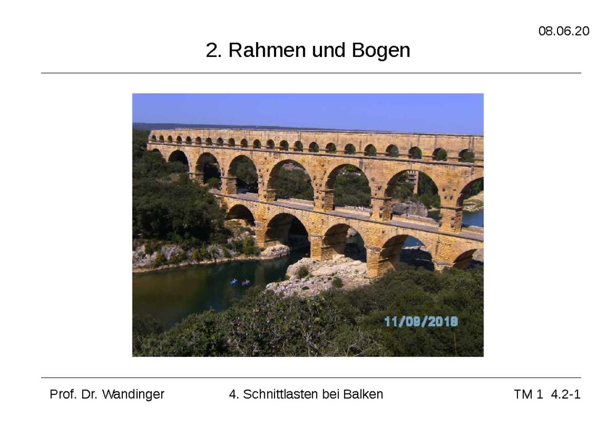 Rahmen und Bogen - 2. Rahmen und Bogen 2. Rahmen und Bogen ...