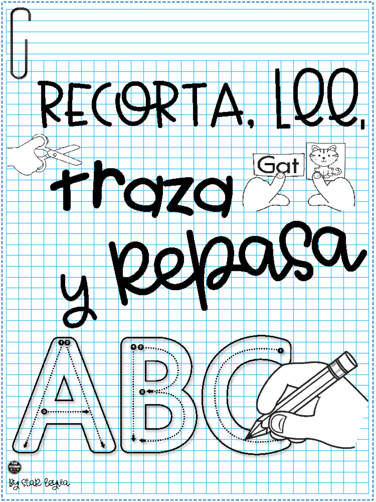 recorta, lee y traza - Recorta, Lee, traza By S tar Leyva Aa Aa Aa Aa ...