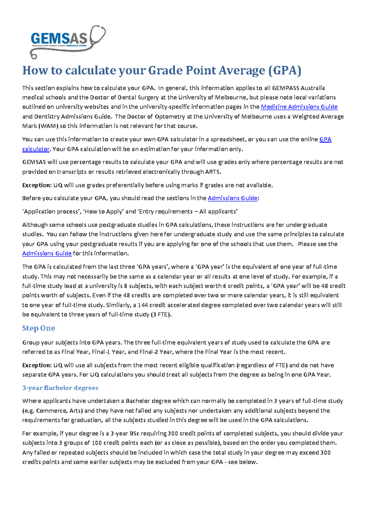 How to calculate your Grade Point Average - In general, this ...