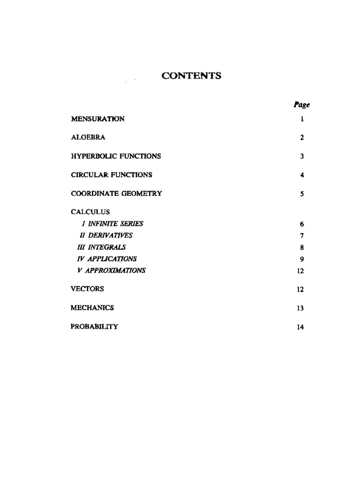Matsec Booklet OF Formulae - with PB comments - AM Pure Maths - Studocu