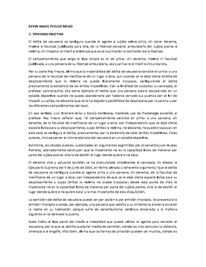 Violación AL Secreto DE LAS Comunicaciones - AL SECRETO DE LAS COMUNICACIONES KEVIN ANGEL PUCCIO ...