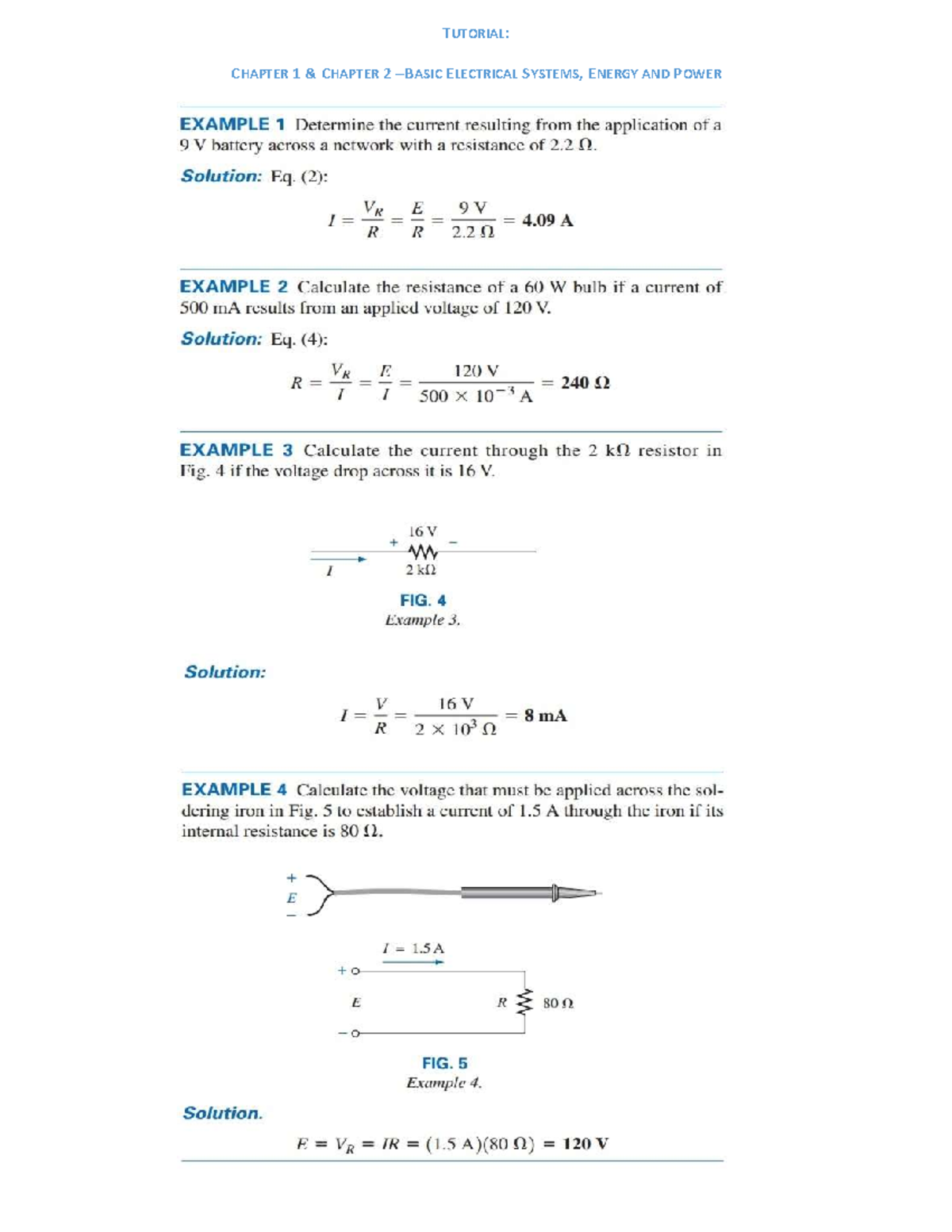 BASIC ELECTRICAL SYSTEMS, ENERGY AND POWER - Electronics engineering ...