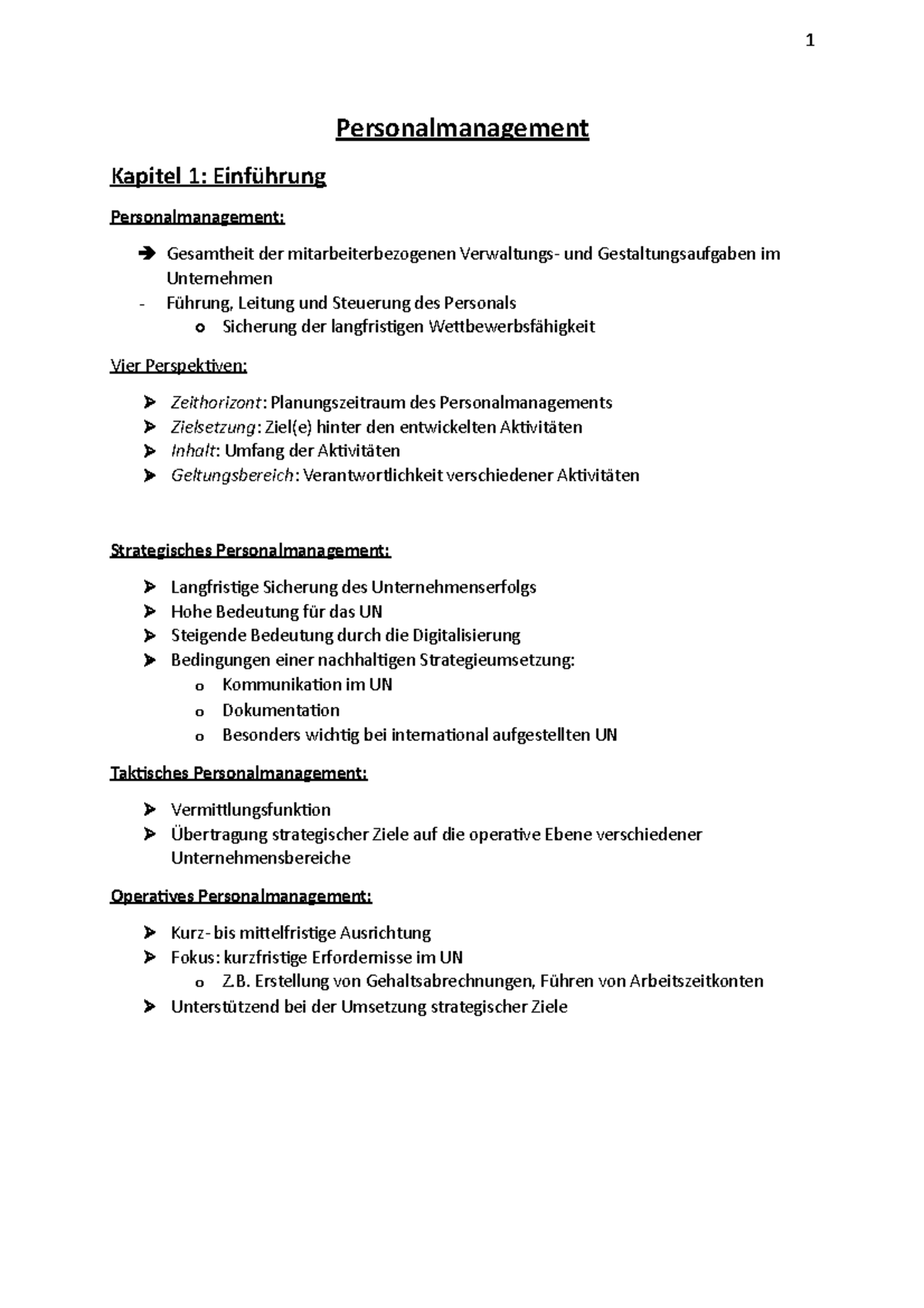 Personalmanagement SS 2020 - Personalmanagement Kapitel 1: Einführung ...