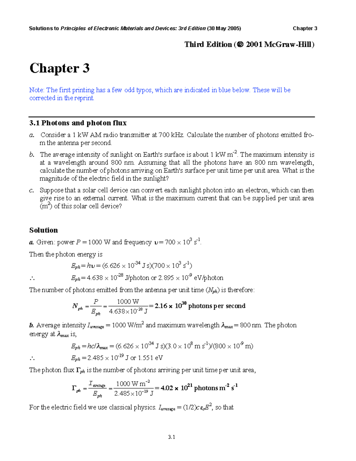 88278976 s Ch3 Princi of Elec Materials Devices - Third Edition (© 2001 ...