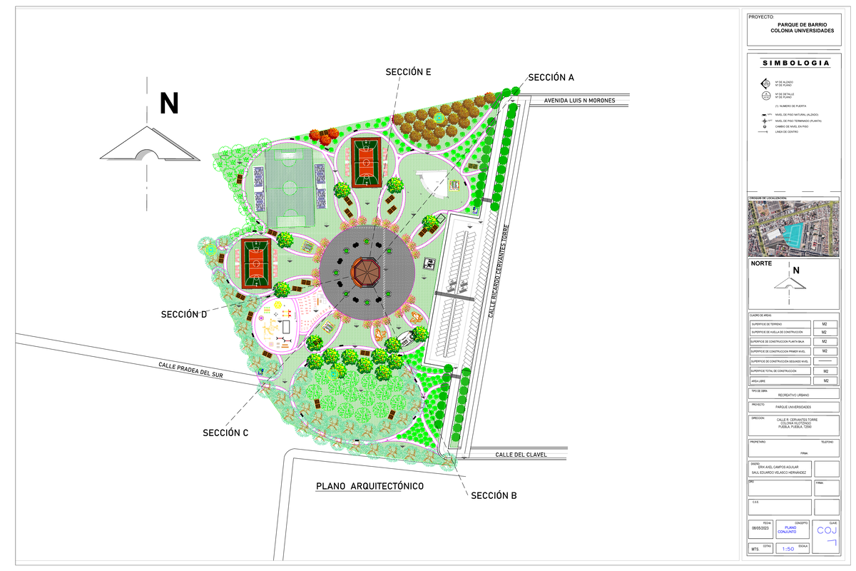 Parque Final Plano CONJ - N = + 1 N = + 4. N = + 4 N = + 1. dwgmodels ...
