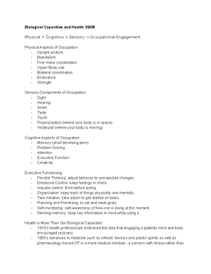 OCS3320 Doing, Being, and Belonging - Reflections on Doing, Being, and ...