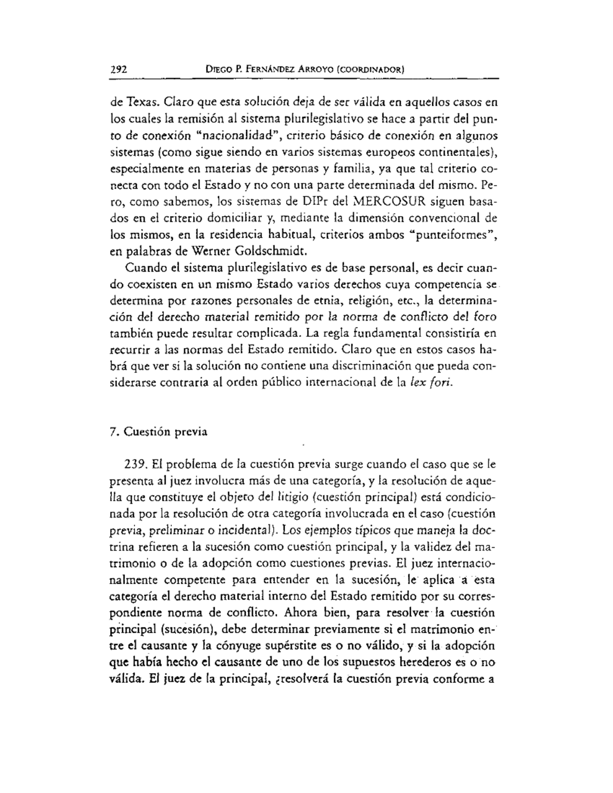 Cuesti n previa Derecho Internacional Privado DE LOS Estados DEL Mercosur - trabajo de derecho ...