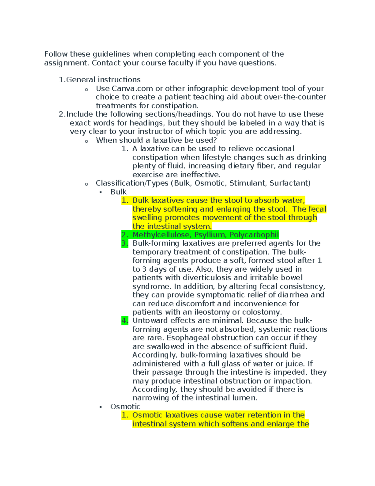 Week 7, Patient Teaching Infographic - Follow these guidelines when ...