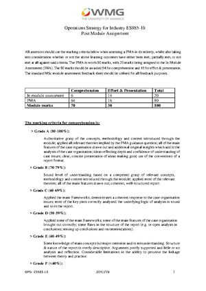Operations Management 4Vs Analysis - 1. Background The current ...