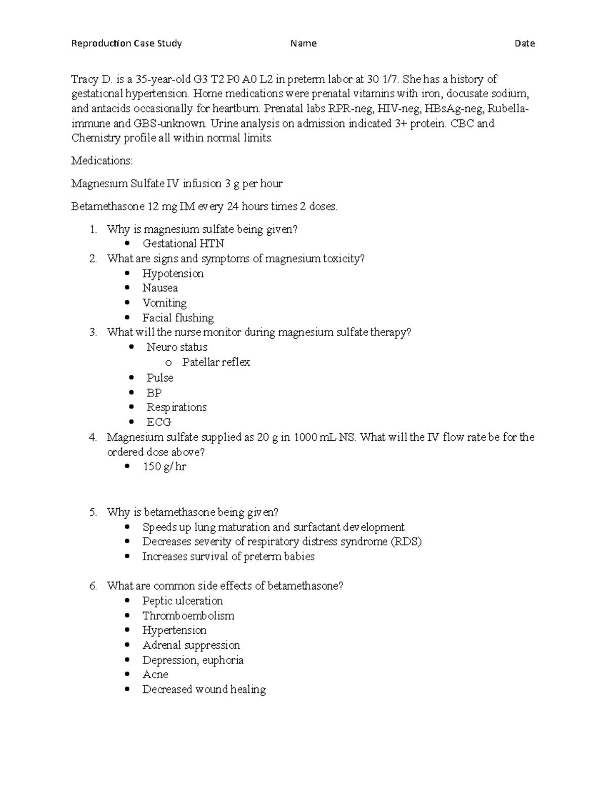 Reproduction Case Study - NMNC 1230 - CNM - Studocu