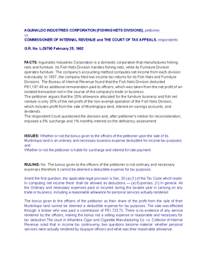 409873423 CTT Exam Corporate Income Tax Reviewer docx - Corporation 1 ...