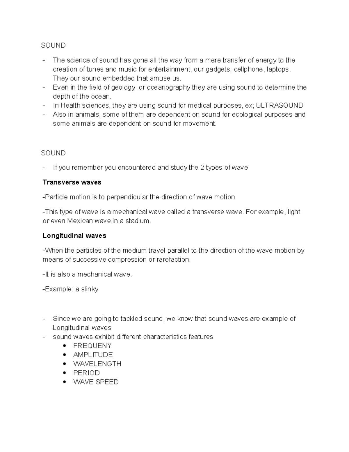 Sound - SOUND - The science of sound has gone all the way from a mere ...