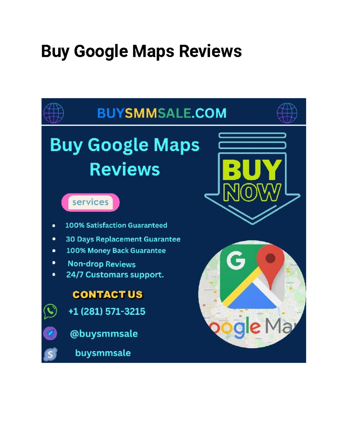 Buy Google Maps Reviews - These reviews influence potential customers ...