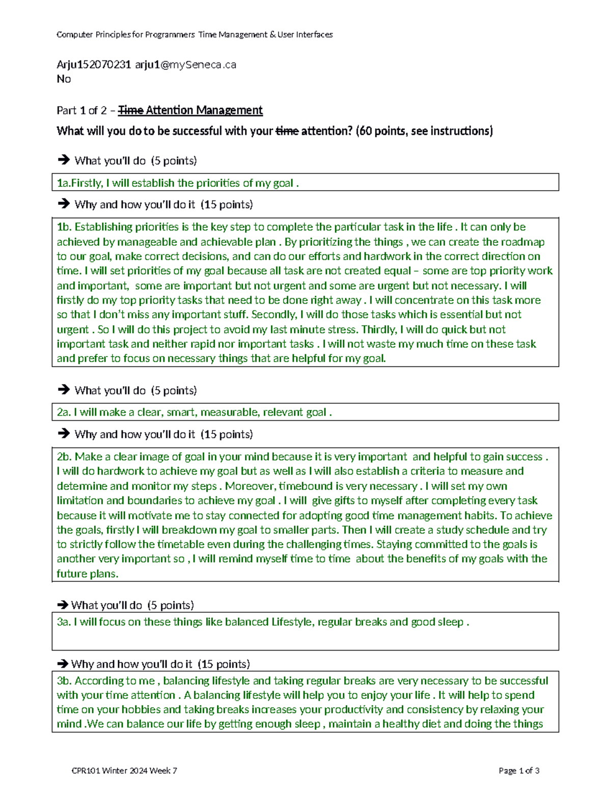 Cp4p Ui Time Mgmt Activity Answers Computer Principles For Programmers Time Management And User