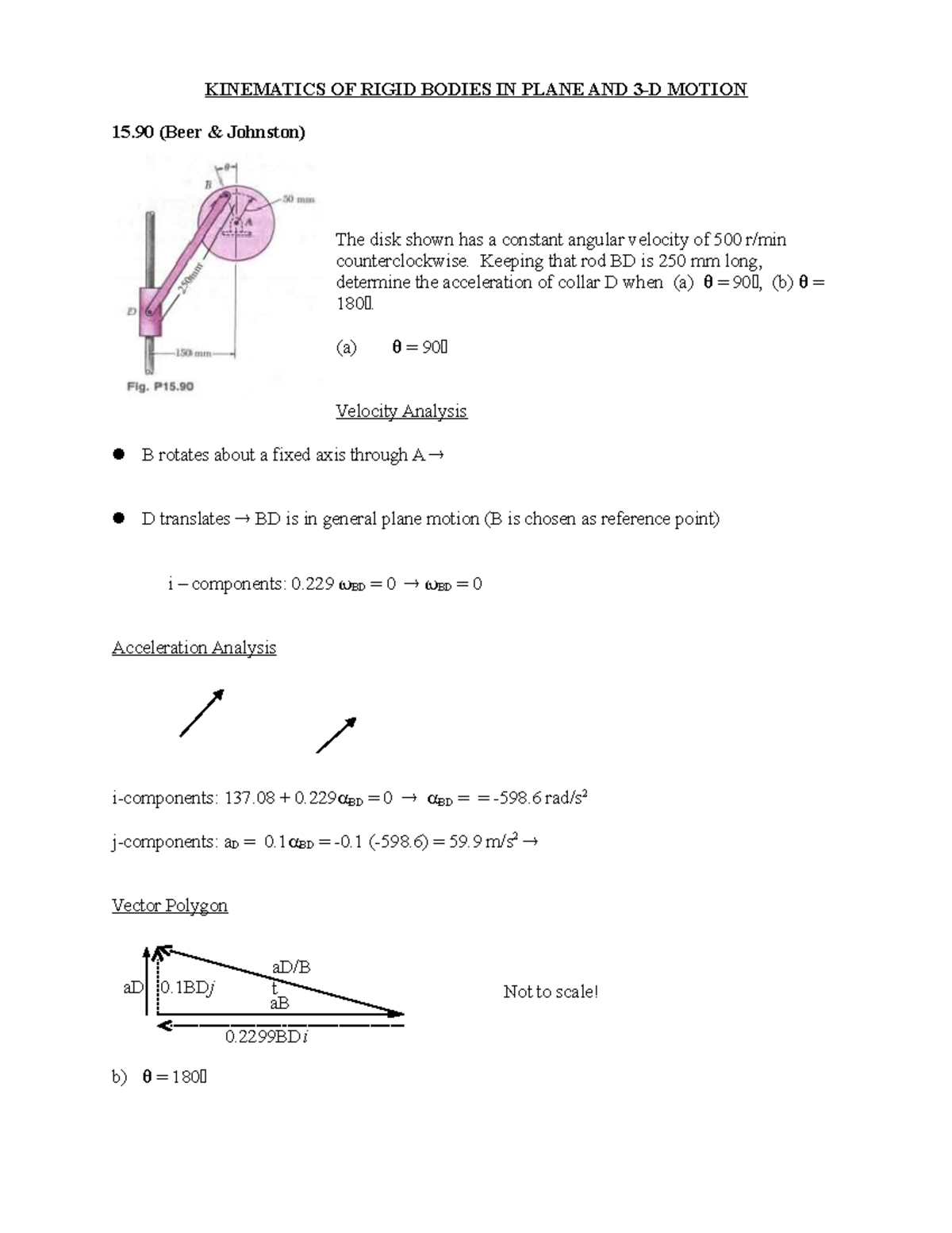 Ch02 Rigid Bodies in Plane and 3-D Motion - KINEMATICS OF RIGID BODIES ...