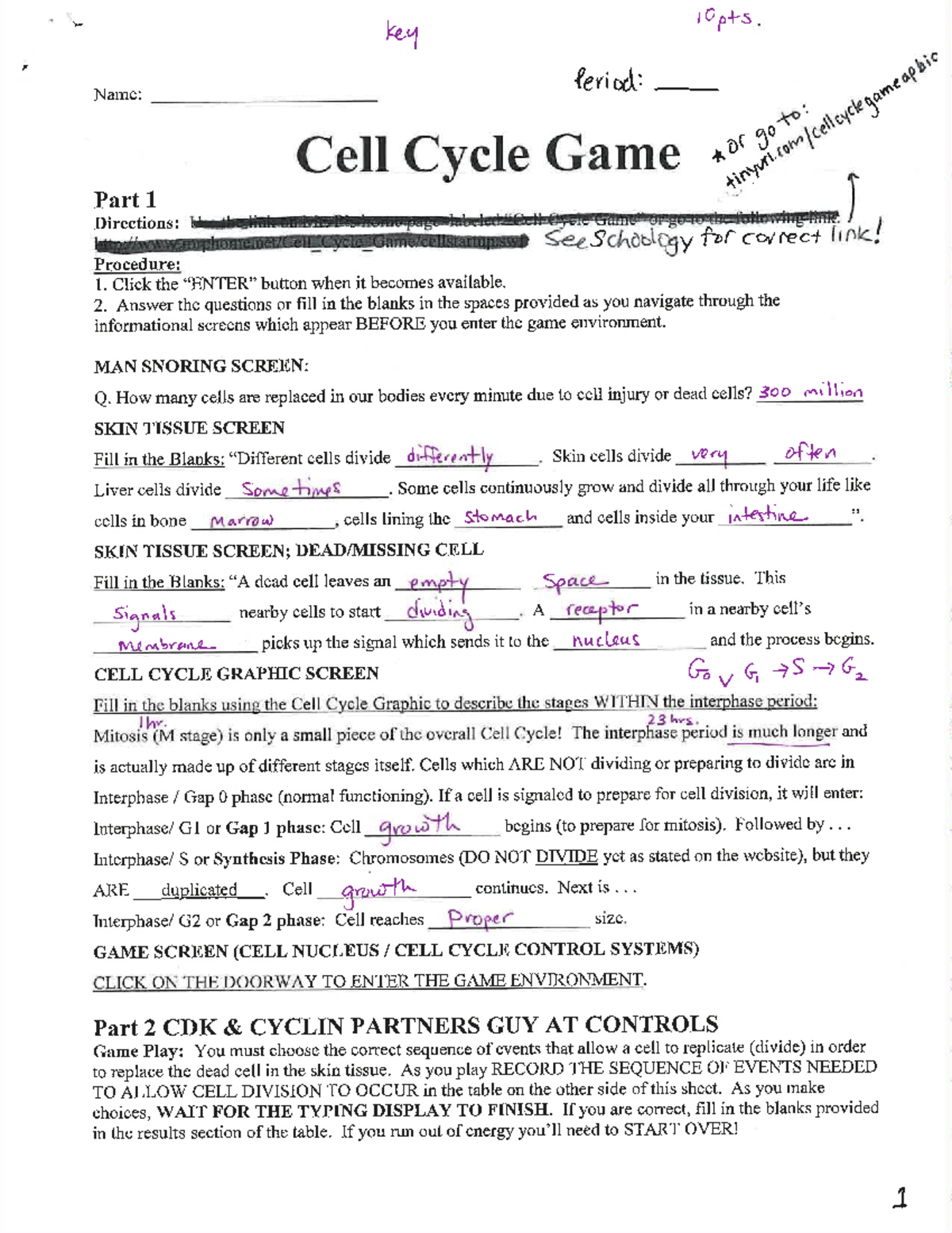 Key-Cell+Cycle+Game - John Jay High School - Studocu
